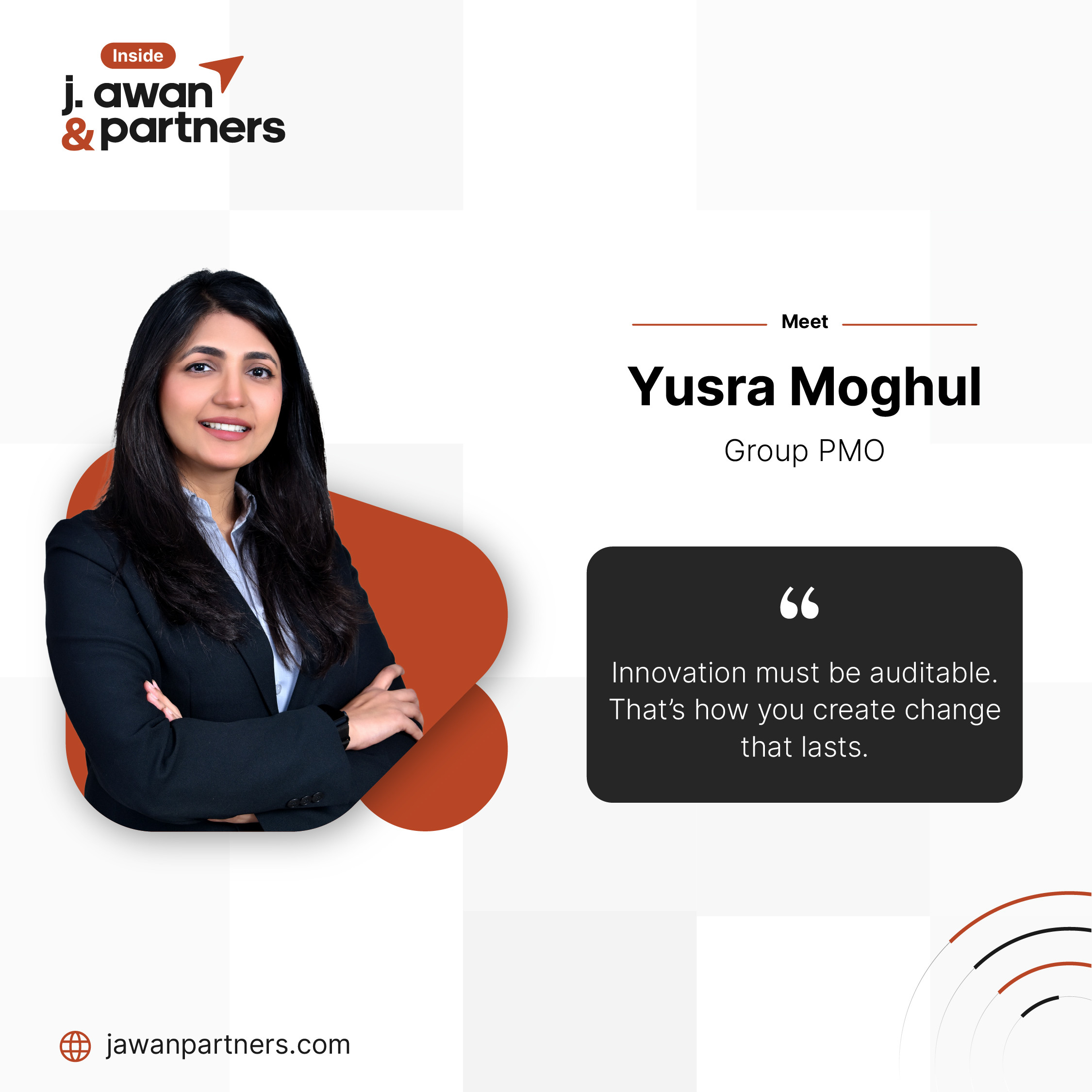 Inside j. awan & partners: A Conversation with Yusra Moghul, Group PMO